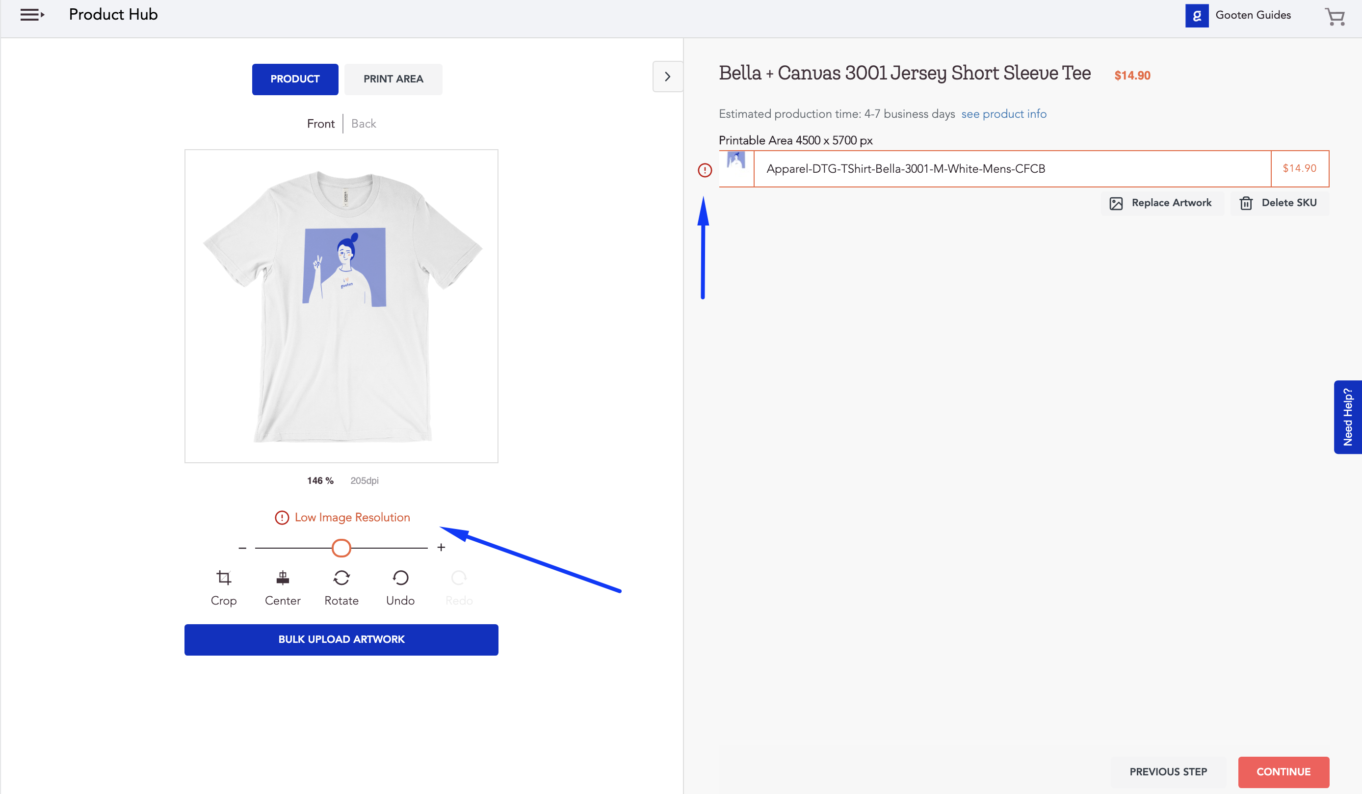 Uploading my artwork – Gooten